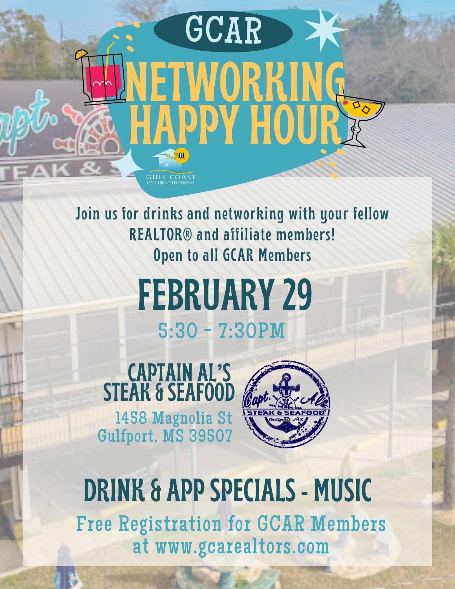 Gulf Coast Association of REALTORS® - GCAR Networking Happy Hour ...